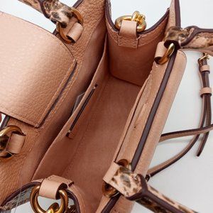 Coach | Bags | Nwt Coach Pink Shell Pepper Leather Crossbody Satchel ...